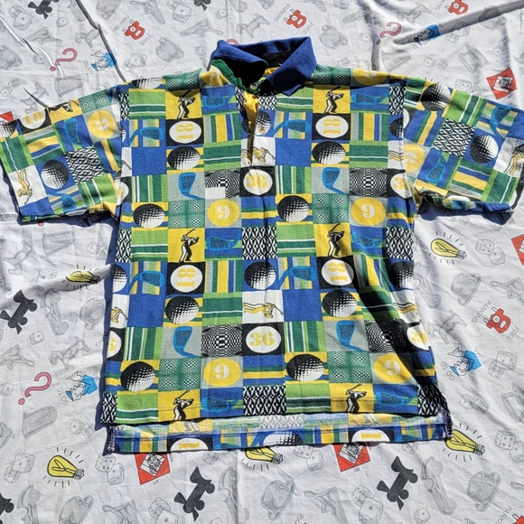 Bugle Boy | Shirts | Vintage Bugle Boy Golf Polo Shirt L | Poshmark